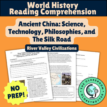 Ancient China: Science, Technology, Silk Road - Reading Comprehension ...