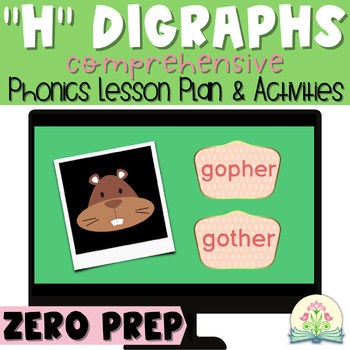 REVIEW Digraph Digital Lesson | Consonant Digraph Worksheets | No-Prep ...