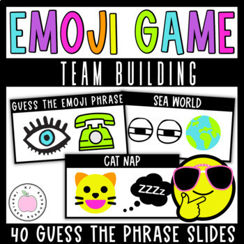 Back to School / Team Building Emoji Picture Game - Guess the Phrase ...
