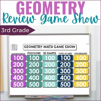 3rd Grade Polygon Quadrilateral 3D Shape Lines Geometry Math Review ...