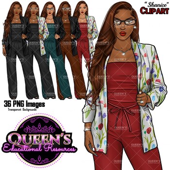 Woman Clipart | Adult Clipart | Teacher Clipart | Girl Clipart | Afro ...
