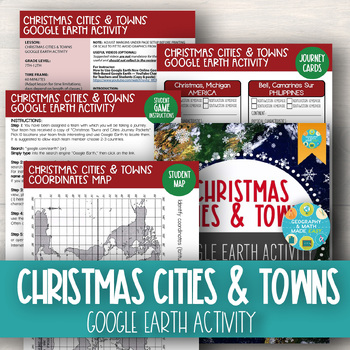 NEW! Geography: Christmas Cities & Towns Around the World Google Earth ...