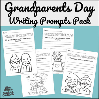 Grandparents Day Activities & Writing Prompts Worksheets Pack | TeachShare