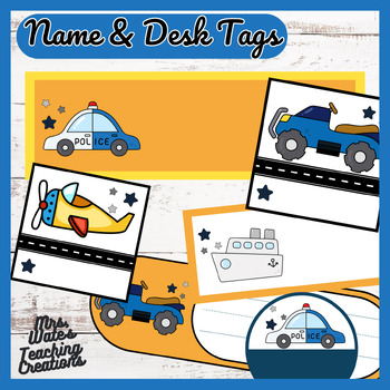 Back To School Editable Name Tags & Desk Labels | Printable Number ...