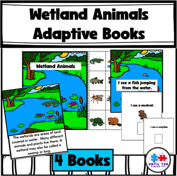 Adaptive Books of wetland animals for Special Education | TeachShare