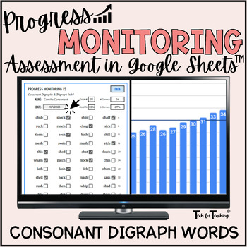 Phonics Assessment for Decodable Word Progress Monitoring - Consonant ...