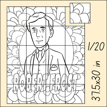 National Poetry Month Robert Foster Collaborative Poster, Bulletin ...