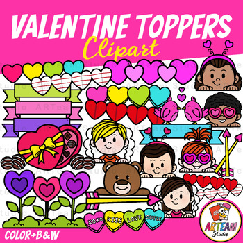 Valentine's Day Toppers Clipart [ARTeam Studio] | TeachShare