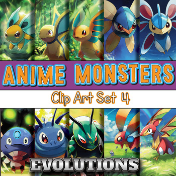 Anime Monsters Clip Art Set 4 | TeachShare