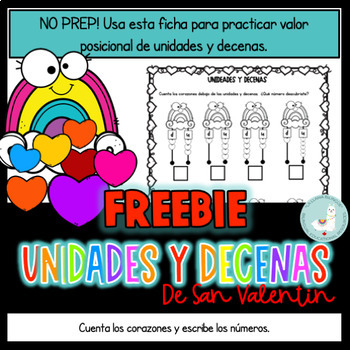 FREEBIE-Valor Posicional de San Valentin | TeachShare