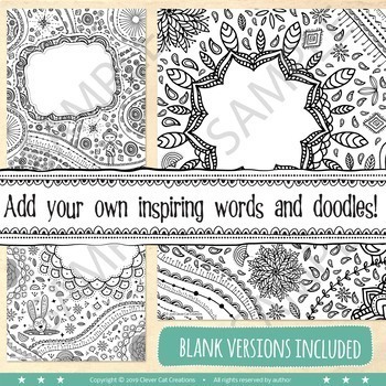 Growth Mindset Doodle Coloring Pages 2 | TeachShare