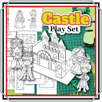 CASTLE PLAY PRINTABLE - Create Your Own Paper Castle Play Land & Royal ...