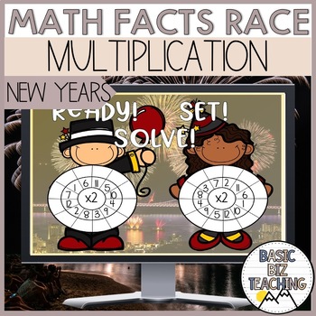 New Years Multiplication Math Facts Relay Game | TeachShare