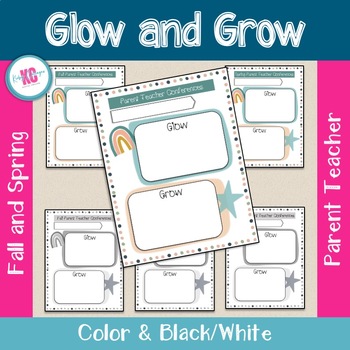 Parent Teacher Conference Glow and Grow Rainbow | TeachShare