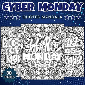 Printable Cyber Monday Quotes Coloring Pages - Fun November Activities ...