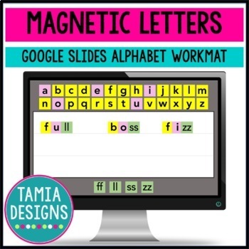 Online magnetic alphabet letters word mat for phonics & spelling Google ...