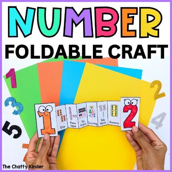 Number Crafts - No-Prep Numbers 1 to 20 Printable Crafts Activity ...