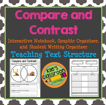 Compare and Contrast Interactive Notebook and Graphic Organizer | TeachShare