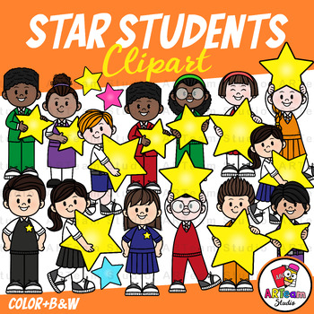 Star Students Clipart - Back to School Clipart [ARTeam Studio] | TeachShare