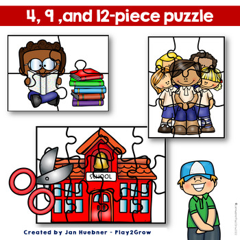 Alphabet and Numbers 1-20 PUZZLES Fine Motor Prewriting Scissor ...