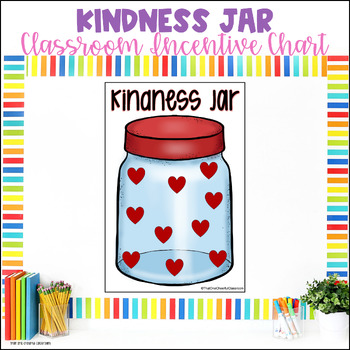 Kindness Jar Whole Class Behavior Incentive Chart Reward Bulletin Board ...