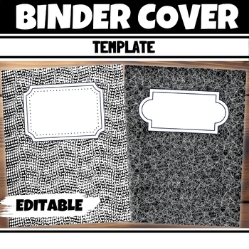 Teacher | student binder covers and spines editable -Personalized ...