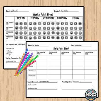 Smiley face behavior chart editable behavior chart behavior chart ...