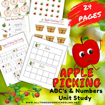 Apple Picking Alphabet & Numbers Activities, Fall Activities | TeachShare