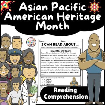 Dwayne Johnson Reading Comprehension / Asian Pacific American Heritage ...