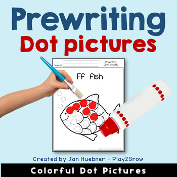 Fine Motor PREWRITING Dot Marker Worksheets|Activities Toddlers ...