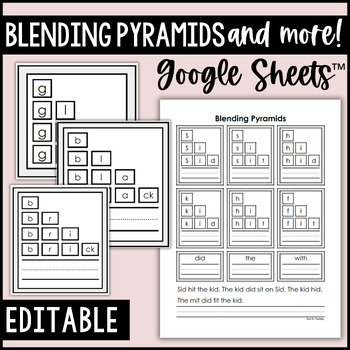 EDITABLE Blending Pyramids - Continuous Blending Activity - Google ...