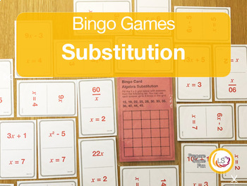 Algebra Substitution Bingo | TeachShare