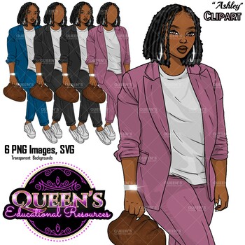 Adult Clipart, African American Woman Clipart, Woman Clipart, Girl ...