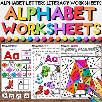 Back to School Alphabet Letter of the Week Activities Booklet - Writing ...