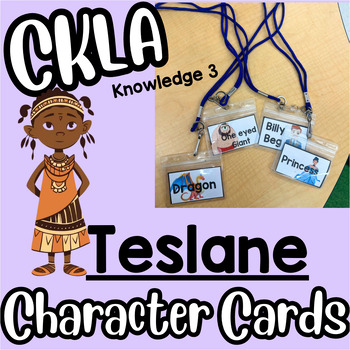 Teslane Character Cards CKLA Knowledge 3 Retelling Readers Theater ...