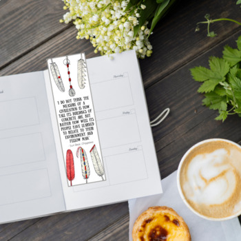 Native American Nations Chief Quotes Bookmarks Indigenous People Day ...