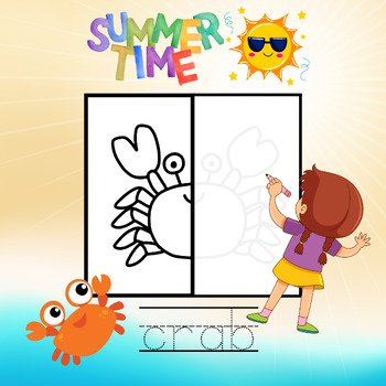 Summer: Drawing & Coloring Pictures and Tracing Words | TeachShare