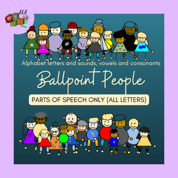 Ballpoint People Teach Parts of Speech *ALL LETTERS A-Z* | TeachShare