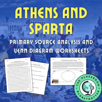 Athens & Sparta - Primary Source Reading & Analysis Worksheets ...