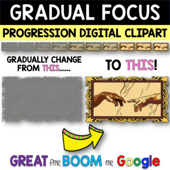 Museum Art Gradual Focus Progression Digital Clip Art CREATION OF ADAM ...