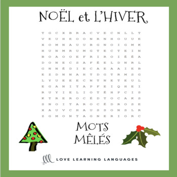 French Noël Mots Mêlés - French Christmas Word Search | TeachShare