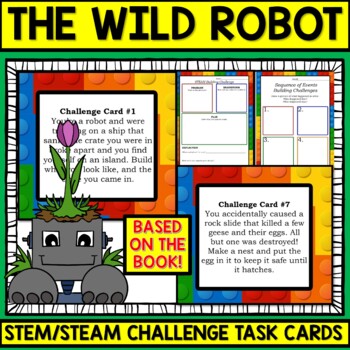 THE WILD ROBOT STEM | STEAM Building Challenge Activity Task Cards ...