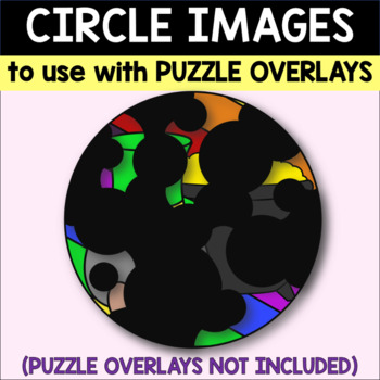 CIRCLE Images to use with Puzzle OverlayS Clipart - Progression St ...