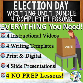 Election Day Writing Prompts - Election Day Activities, Election Day ...