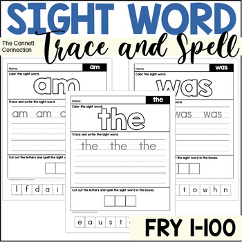 Fry 1-100 Sight Word Trace and Spell Worksheets | TeachShare
