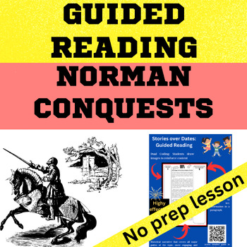 Medieval Europe - The Norman Conquests Guided Reading Worksheet, slides ...