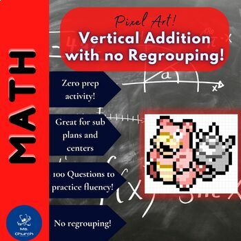 Math Pixel Art! - Vertical Addition - No Regrouping | TeachShare