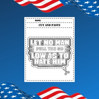 Martin Luther King Jr Quotes Cut And Paste Coloring Pages - Fun Mlk ...