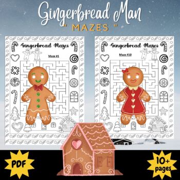 Help the Gingerbread Man with his wife to go to their House December ...