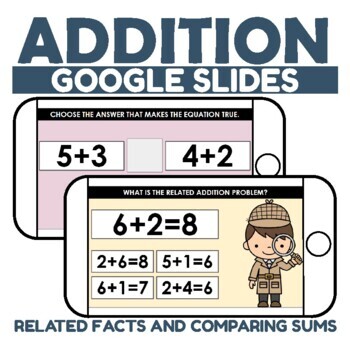Addition Related Facts and Comparing Sums Google Slides™ | TeachShare